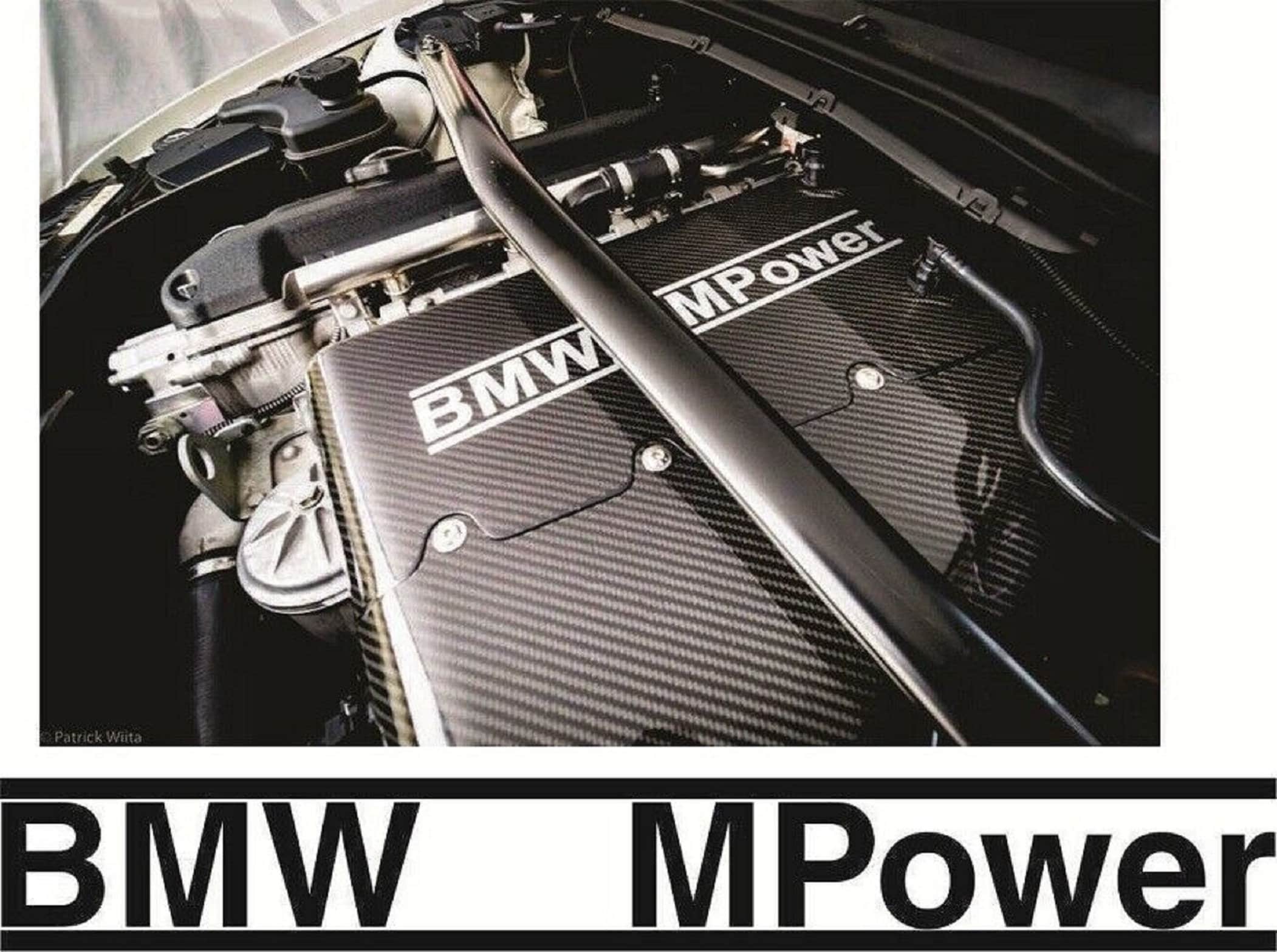 Sticker M Power for BMW E46 CSL Airbox ONLY!! Airbox Sticker Bmw Airbox ...