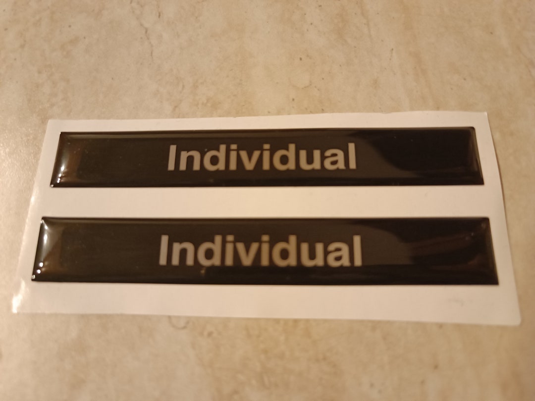 Individual Badge for BMW E36 E39 M5sticker M3 S50b30 S50B32 M52B30 ...