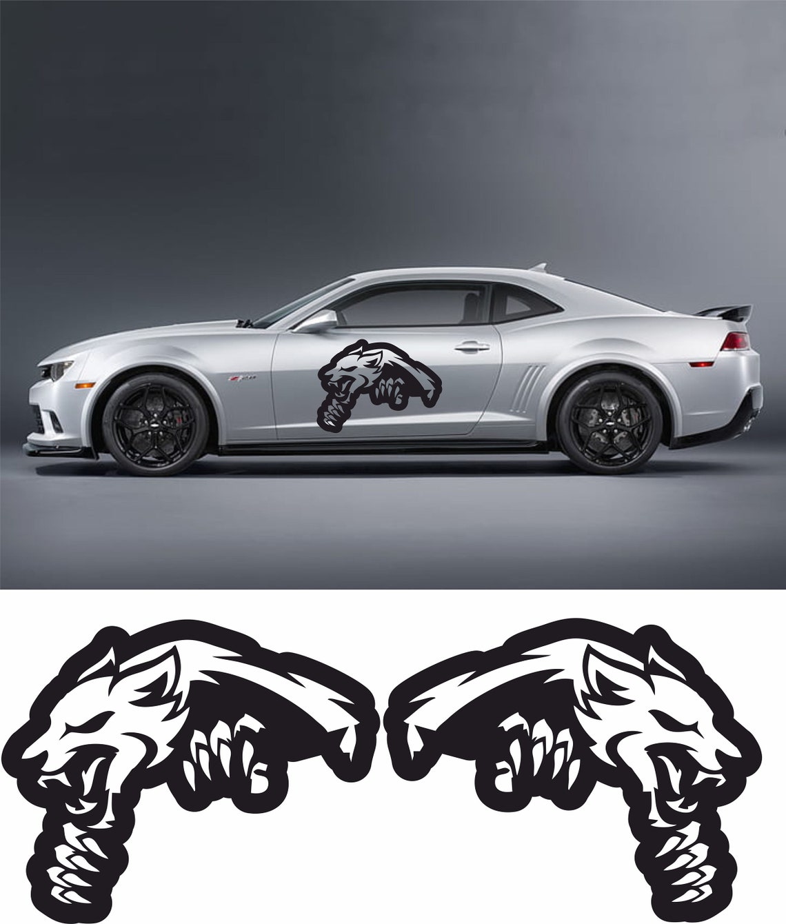 Universal Stickers Wolf Stickers for Dodge Sticker Camaro for GMC ...