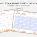 2025-2026 Botanical Calendar: Editable Printable, A4 & US Letter (PDF ...