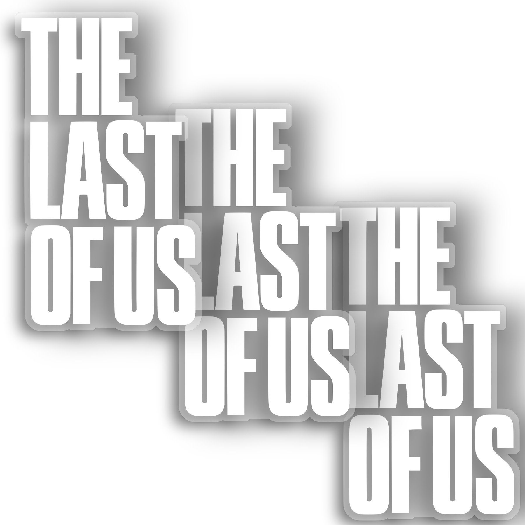 TLOU Logo Vinyl Stickers - Etsy