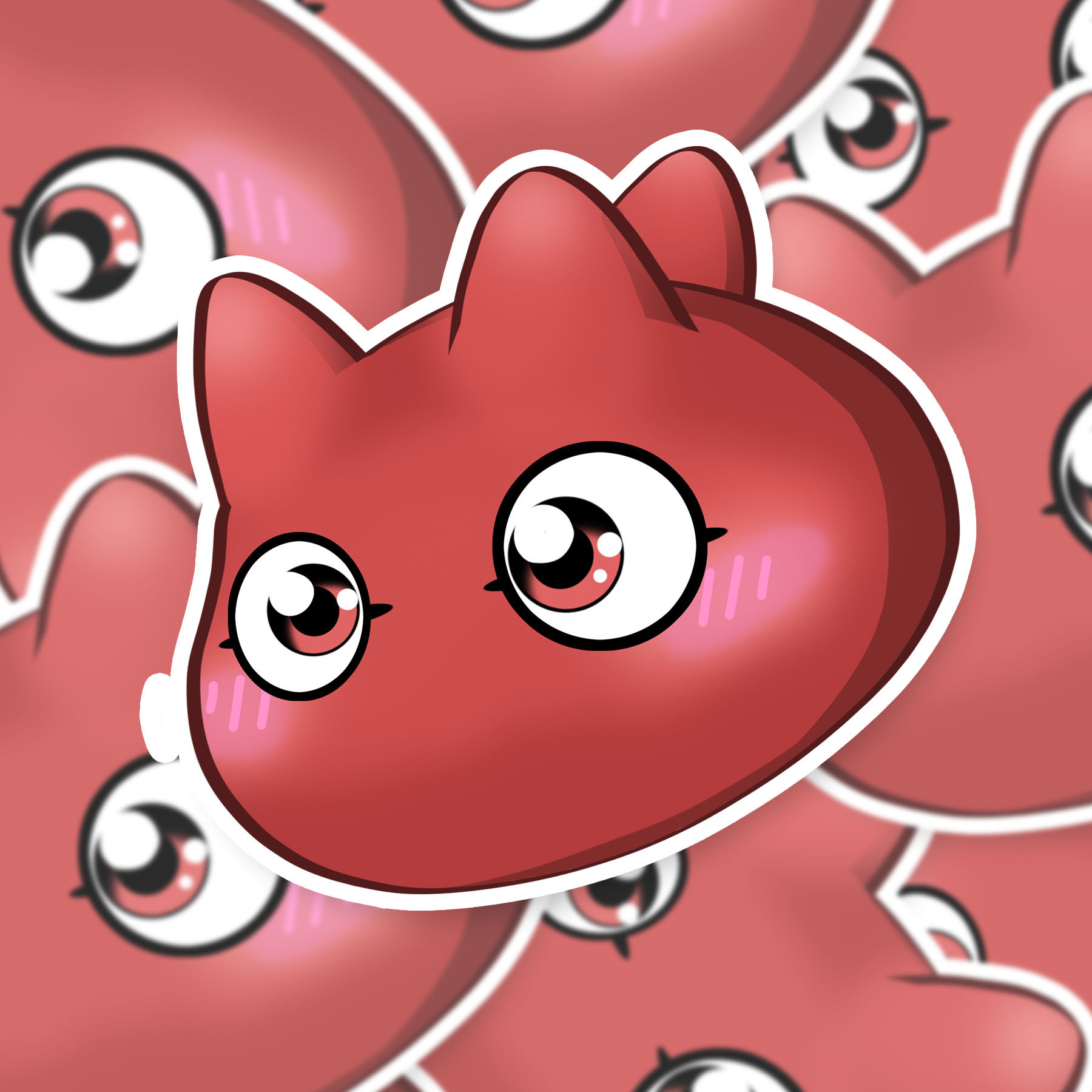 Digimon Baby Vinyl Stickers Punimon Botamon Poyomon Cute - Etsy