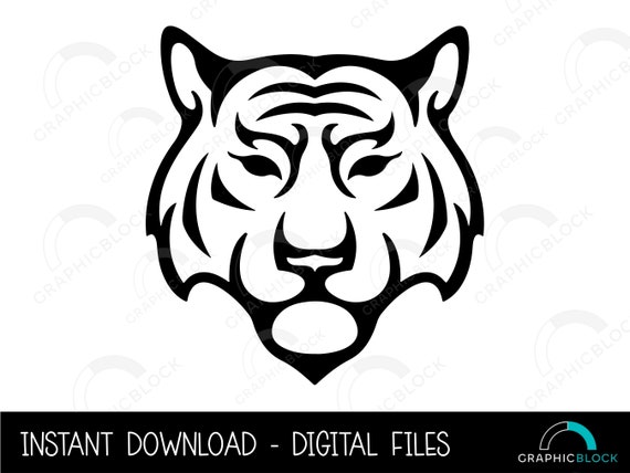 Tiger Face Drawing Outline