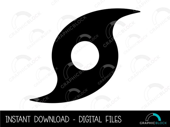 Hurricane Symbol Clip Art Logo