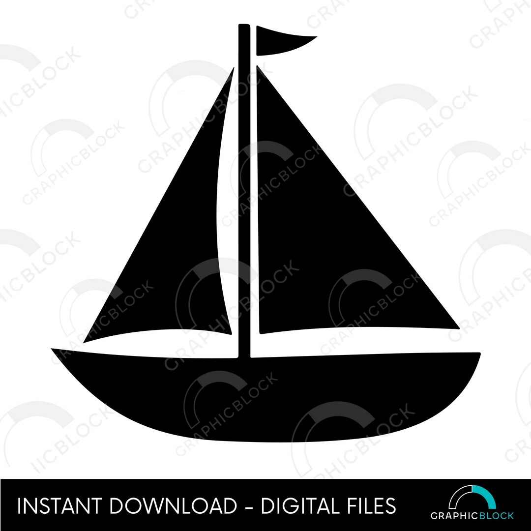Boat SVG, Small Ship PNG, Summer Vacation Vector, Beach Cricut Cut File ...