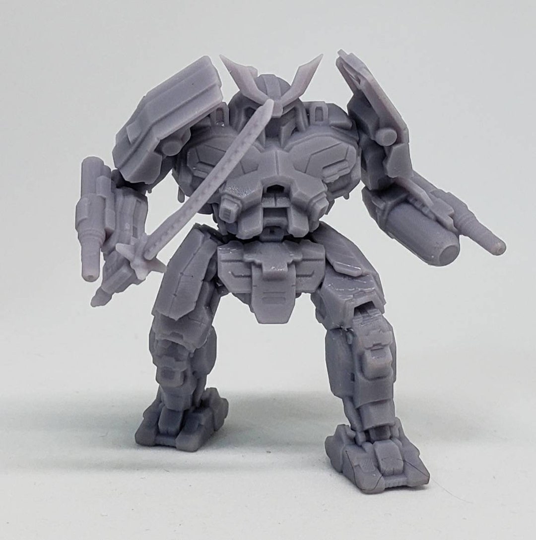 Battletech, Mechwarrior Miniatures Hatamoto-chi HTM-27T Daniel - Etsy ...