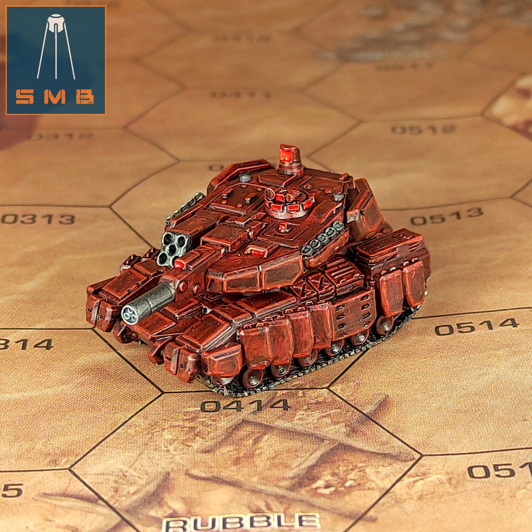Battletech, Mechwarrior Miniatures Patton MBT complete Sir Mortimer ...