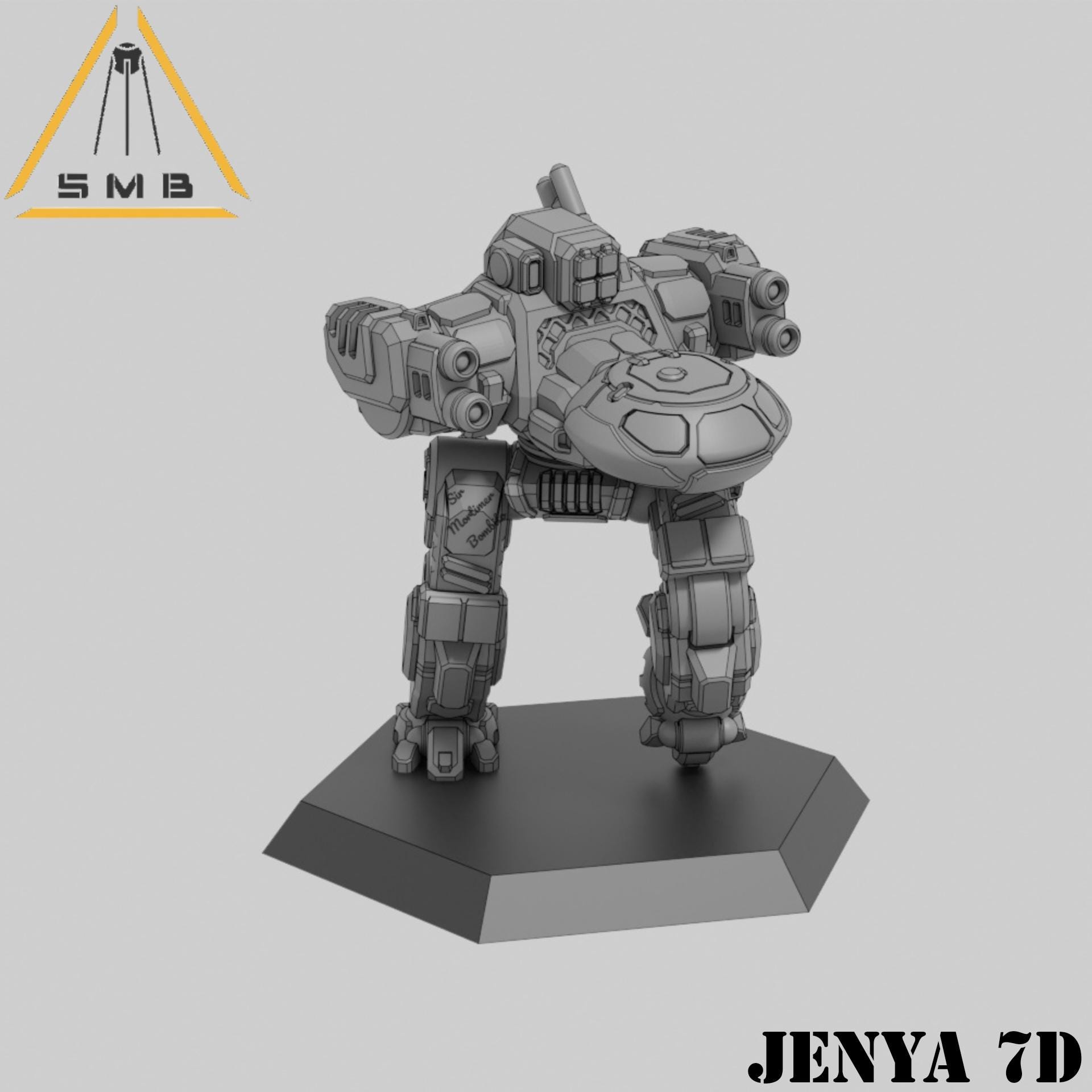 SMB JENYA 7D Alternate American Mecha, Miniature Sci-fi Wargaming - Etsy