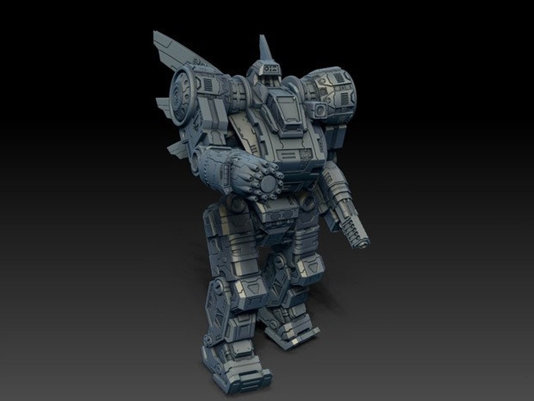 Battletech, Mechwarrior Miniatures Zx-mantooth Assault Mech zeus X ...