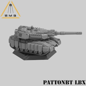 Battletech, Mechwarrior Miniatures Patton MBT complete Sir Mortimer ...