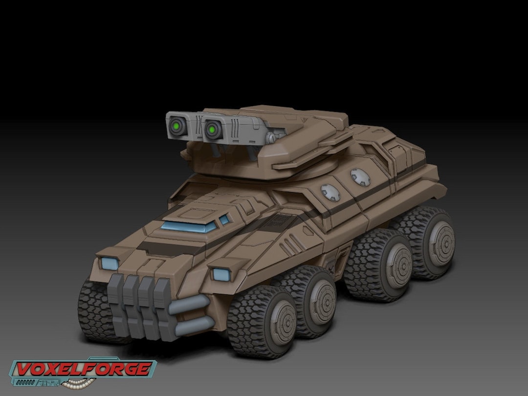 Battletech Mechwarrior Miniatures Kurgan Wheeled Tank - Etsy