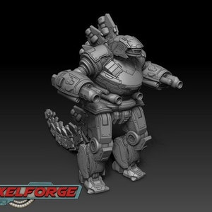 Battletech, Mechwarrior Miniatures Big Sir / Notzilla Assault Mech ...