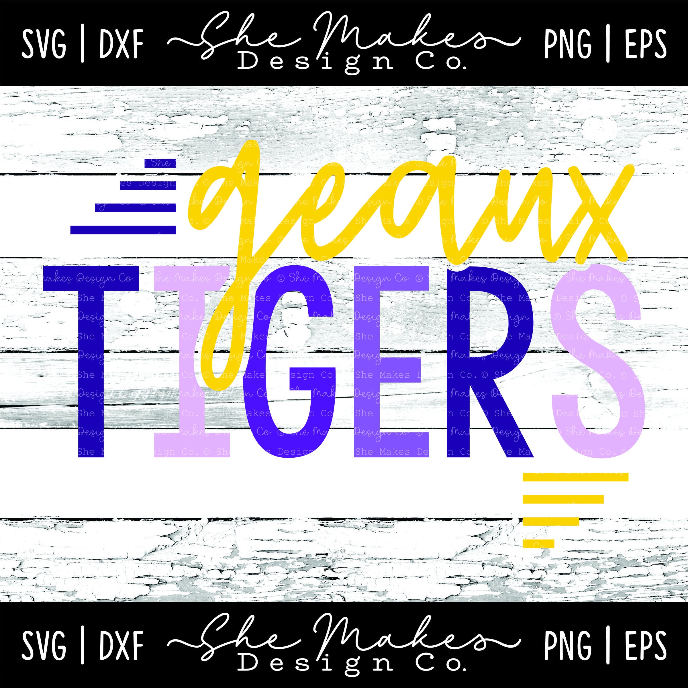 Geaux Tigers SVG | DXF | Png | EPS Instant Download Cut File | Football ...