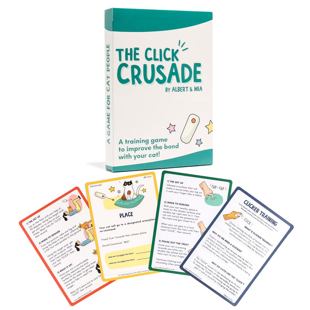 Click Crusade Cat Training Card Game: Kitten Bonding - Etsy
