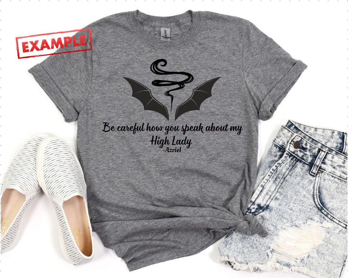 ACOTAR | Azriel | My High Lady | SVG | Digital Download | Wing Span ...