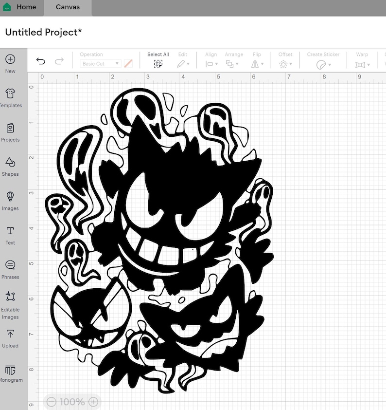 Pokemon Gengar Evolution SVG | Gengar SVG | Pokemon SVG | Digital Svg ...