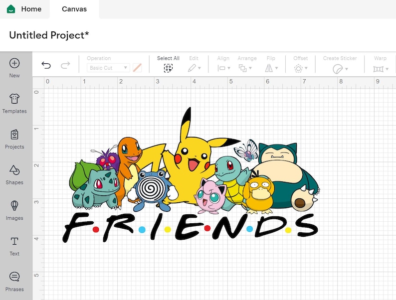 Pikkachu Friends Character | Pokemon and Friends Sublimation | Digital ...