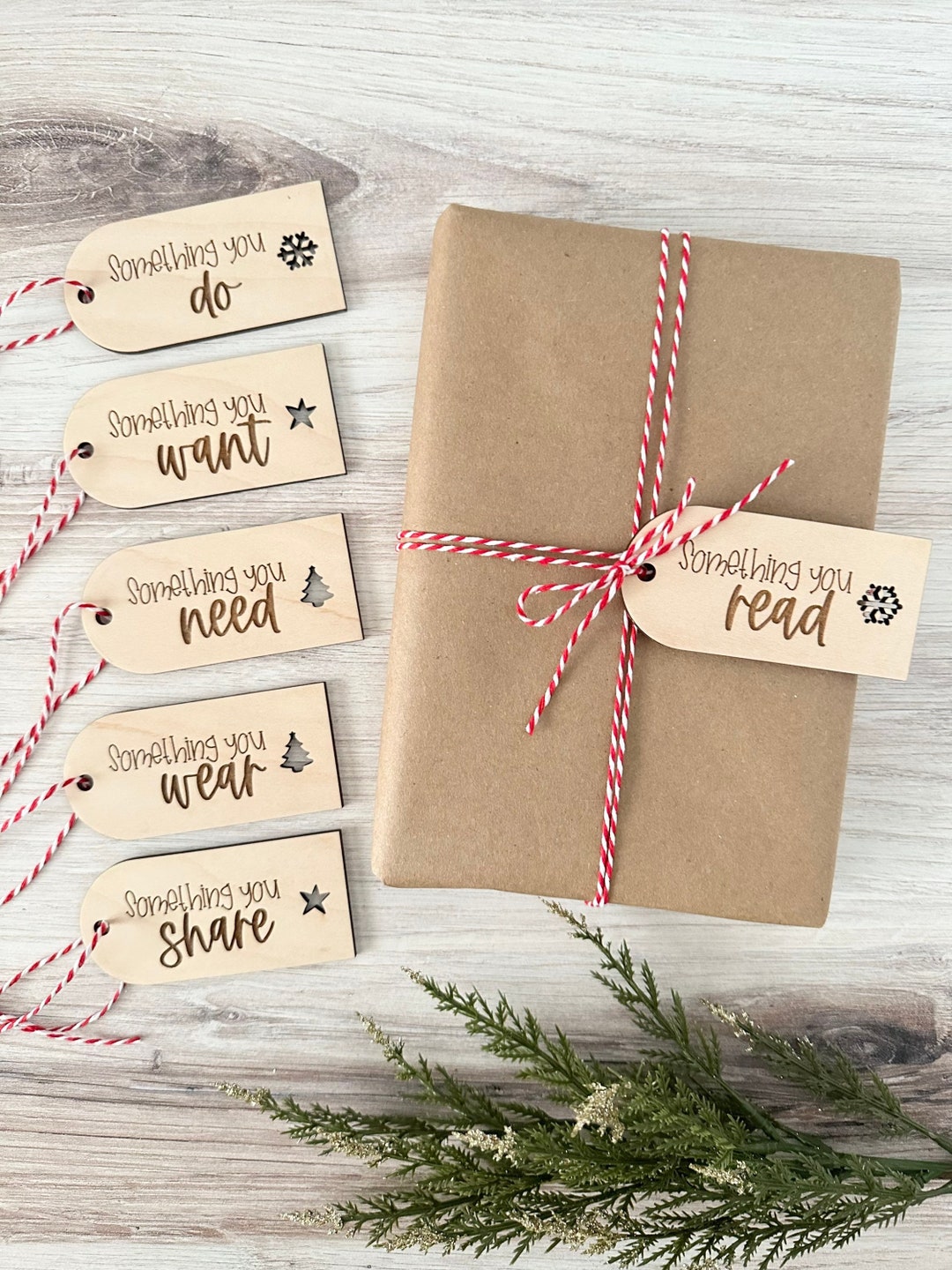 Personalized Christmas Gift Tags, Something You... Gift Tags, Christmas ...