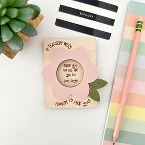 Teacher Appreciation Gift | Teacher Gift Card Holder | End of Year ...