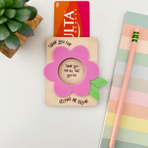 Teacher Appreciation Gift | Teacher Gift Card Holder | End of Year ...