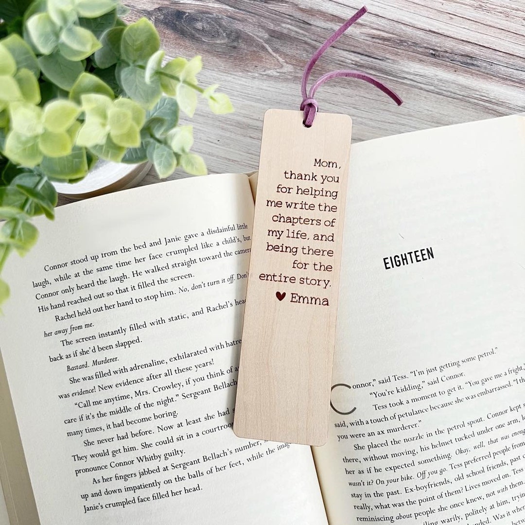 Mother's Day Gift, Mother's Day Bookmark, Personalized Gift for Mom ...