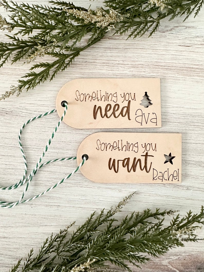 Personalized Christmas Gift Tags, Something You... Gift Tags, Christmas ...