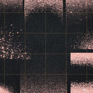 Rose Gold Glitter Borders Clipart and Frames, Instant Download ...