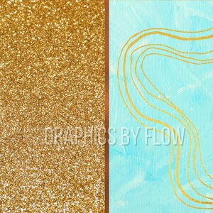 Rainbow Gold Digital Paper, Pastel Digital Paper, Instant Download, 20 ...