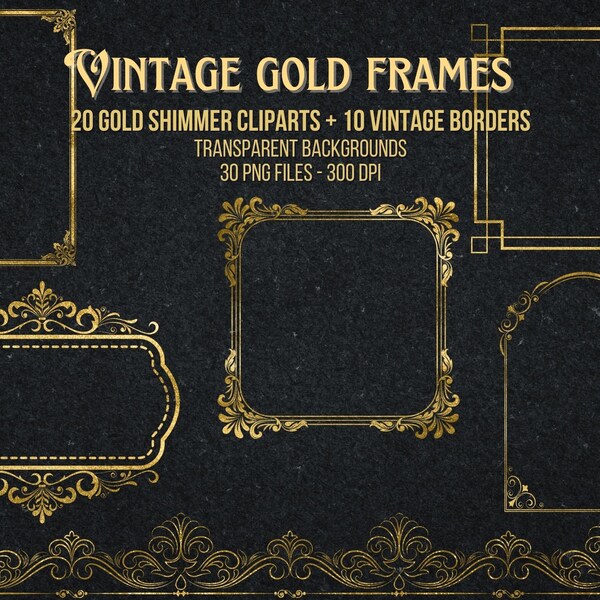 Gold Frame - Etsy