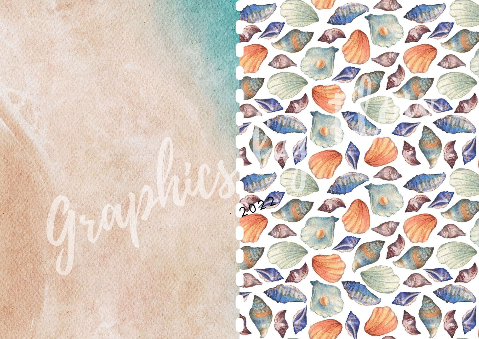 SEALIFE 20 Digital Paper Instant Download Waterlor Digital - Etsy