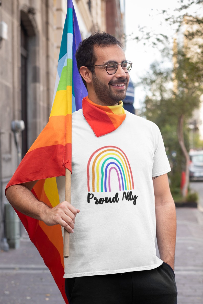 Proud Ally LGBTQIA SVG and PNG, Queer Ally Shirt, Proud Ally Cricut ...