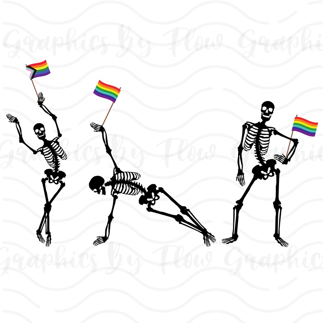 Subtle Pride SVG PNG, Skeleton Dancing,pride Shirt, Ally Shirt, Lgbtqia ...