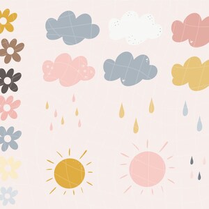 Rainbows Pastel, Instant Download, Digital Clip Art Set,38 PNG Boho ...
