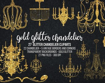 Chandelier Clip Art - Etsy