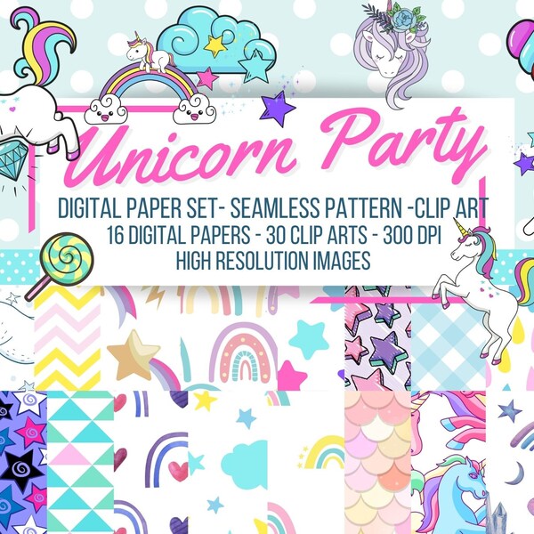Unicorn Papers - Etsy