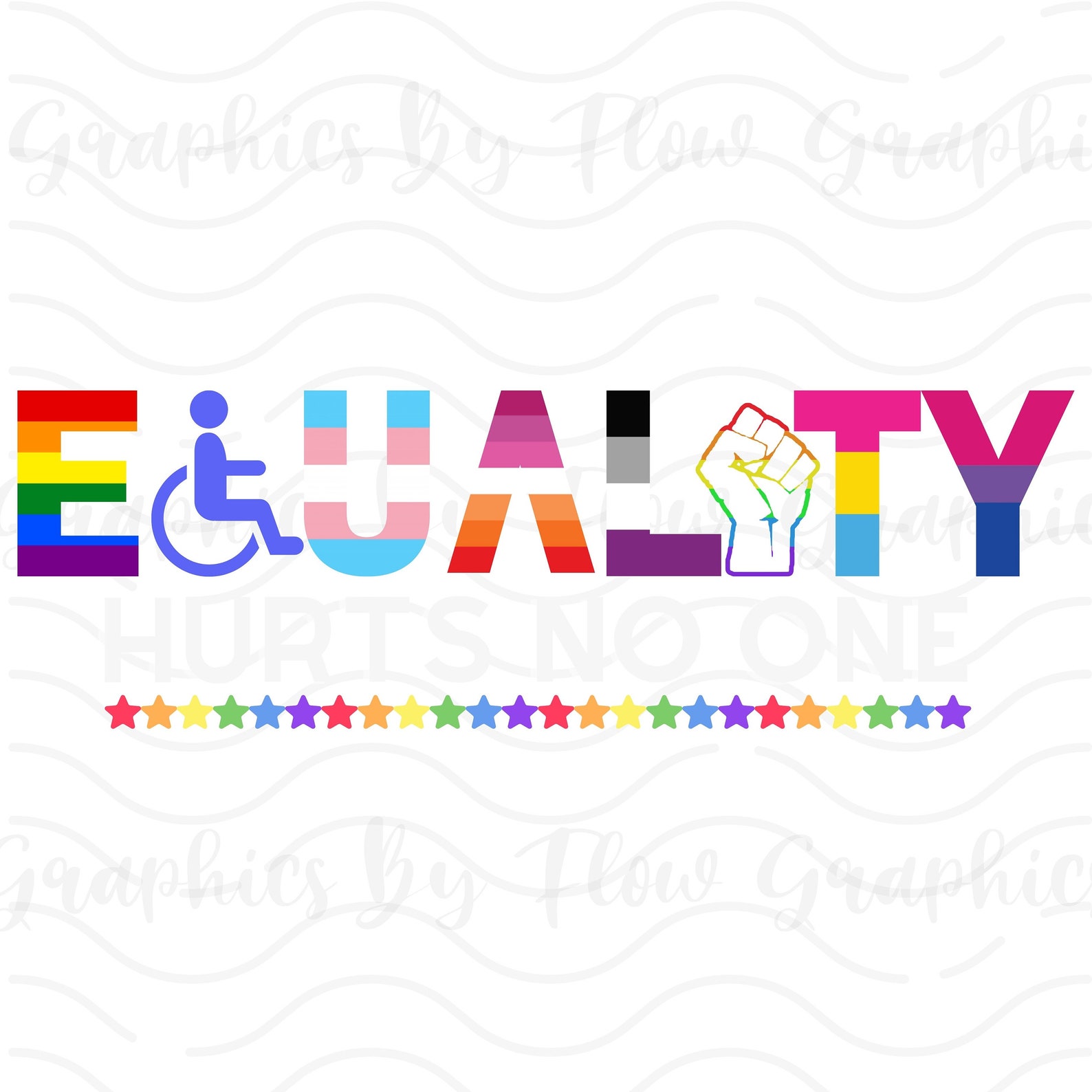 Equality Hurts No One SVG-PNG, Pride Digital Download,equal Rights LGBT ...