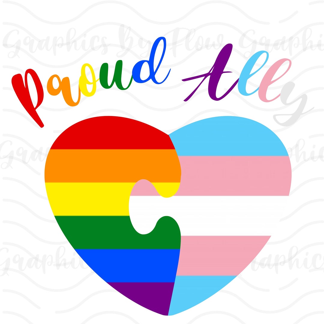 Proud LGBT Ally SVG, LGBTQ Ally Shirt Png, Proud Ally, Pride, Ally Gift ...