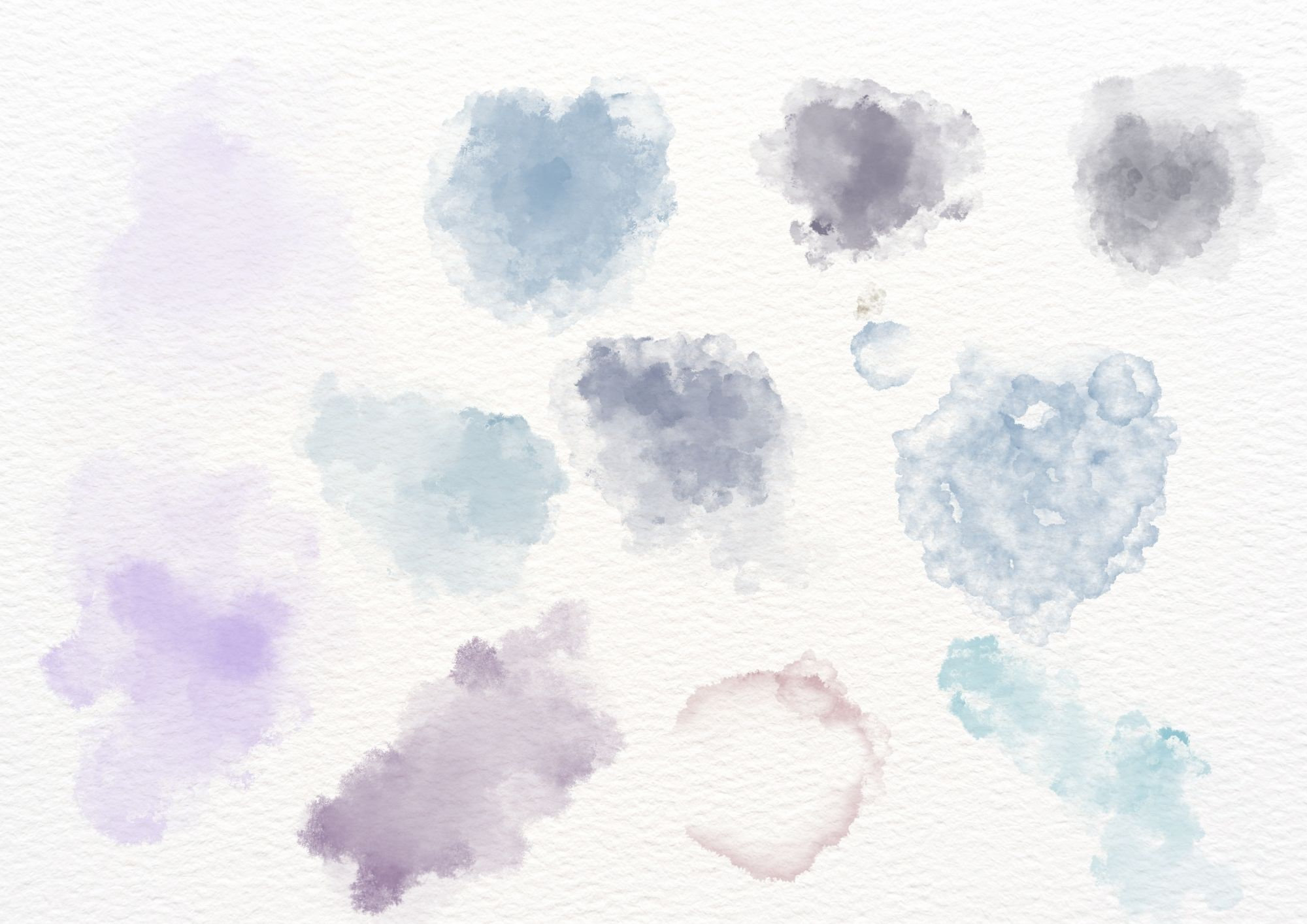 44 Watercolor Clipart Instant Download Transparent Free - Etsy