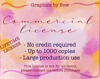Commercial License Graphics - Etsy