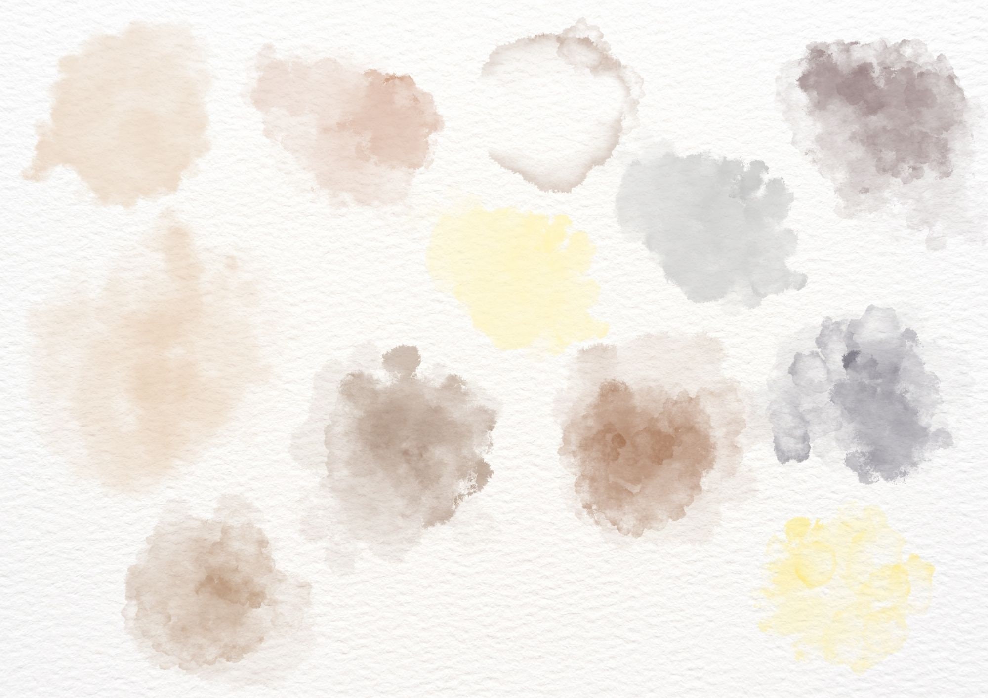 44 Watercolor Clipart Instant Download Transparent Free - Etsy