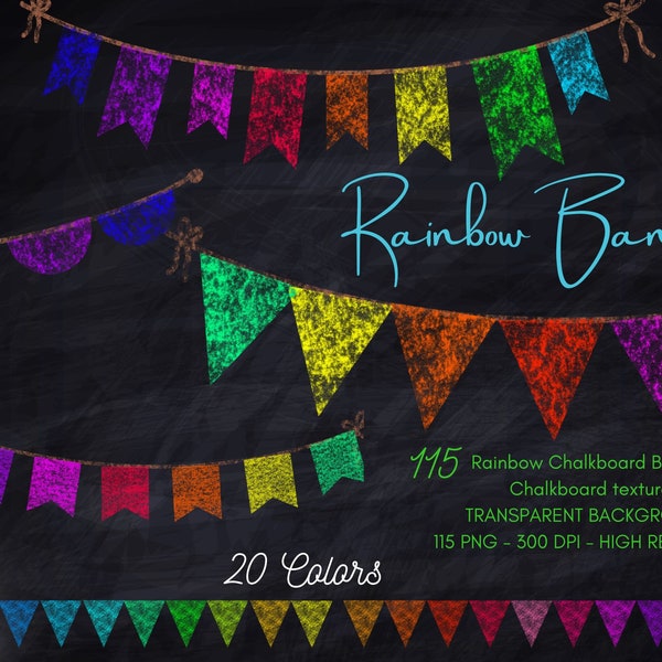 Chalkboard Bunting - Etsy