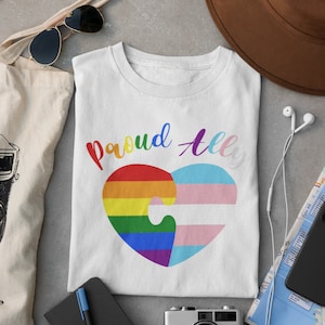 Proud LGBT Ally SVG, LGBTQ Ally Shirt Png, Proud Ally, Pride, Ally Gift ...