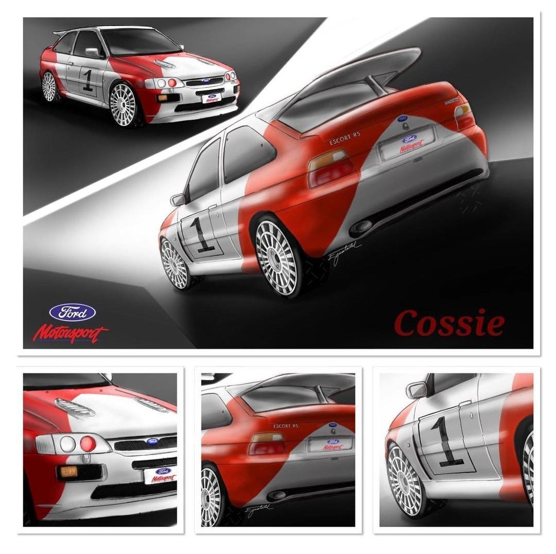 Digital-custom Drawing / Personalised Car Original Artwork via Drawing ...
