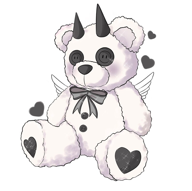 Drawing Commissions Plush Stuffed Animal Teddybear Bears Bunny Rabbit ...