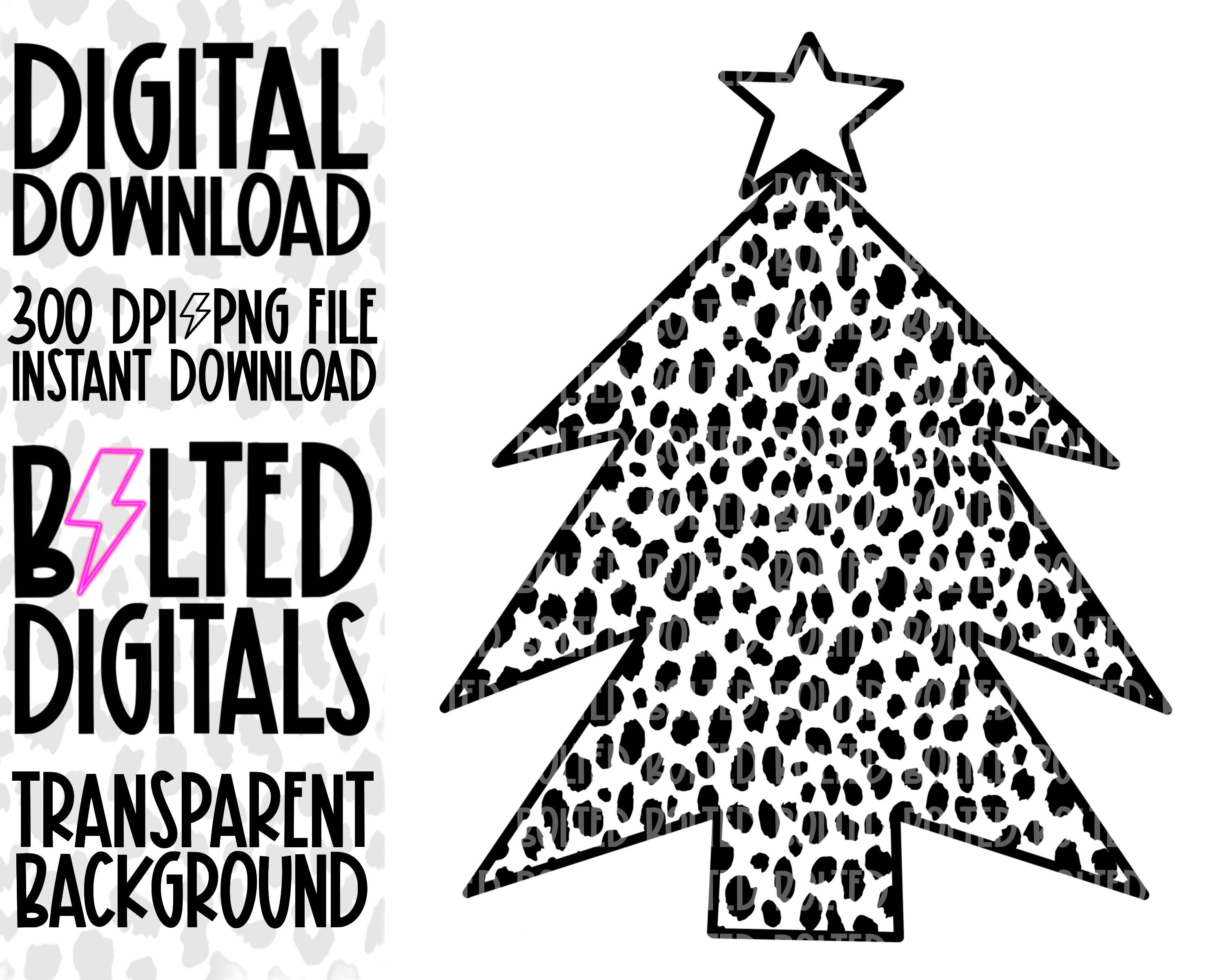 Leopard Print Tree | PNG File | - Etsy