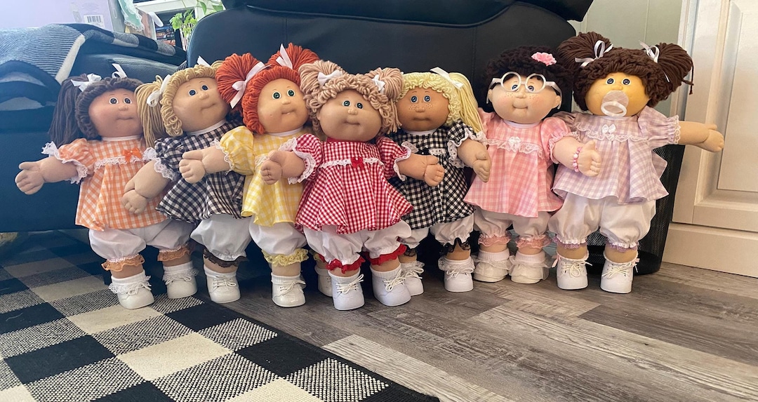 My Swing Dress Gingham Collection for Your Cabbage Patch Kid Doll 16 ...