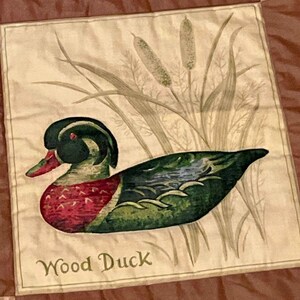 Quilt - What the Quack Hand Pieced Machine Quilted Throw Wall Hanging ...