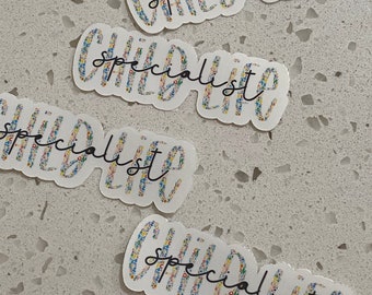 Child Life Specialist CLS Waterproof Vinyl Sticker - Etsy