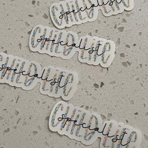Child Life Specialist Stickerccls Stickercertified Child - Etsy