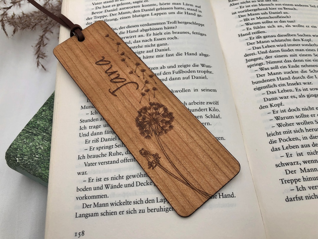 Personalized Wooden Bookmarks, Bookmarks, Bookmark Customizable Made of ...